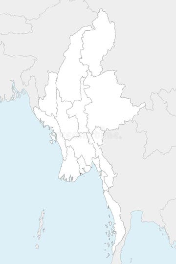 Myanmar Map States Stock Illustrations 154 Myanmar Map States Stock Illustrations Vectors