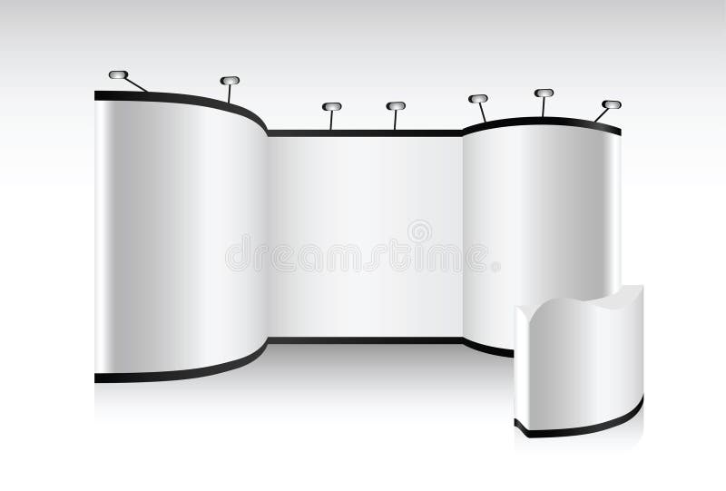 Vector Blank Trade Show Booth Stock Vector - Illustration of retail ...