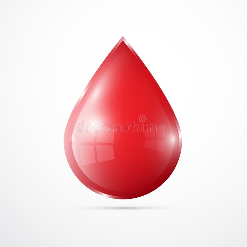 Drop of blood stock vector. Illustration of design, bank - 30938043
