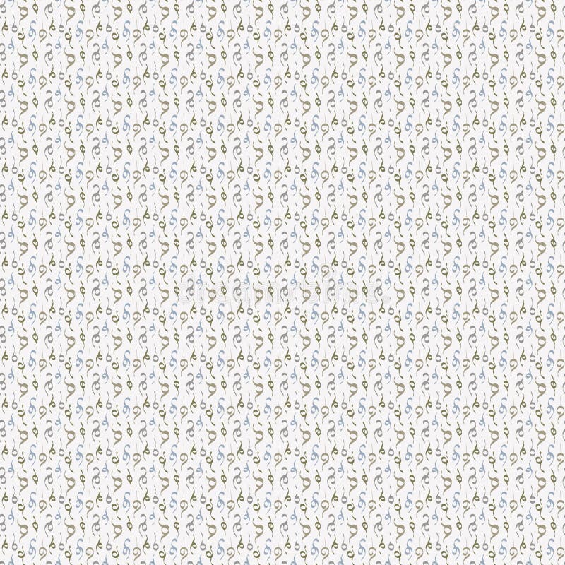 Vector Blue Brown Green Loops on White Seamless Repeat Pattern ...