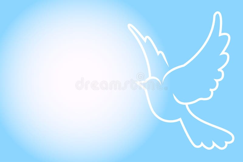 Blue frame with dove stock vector. Illustration of love - 30076653