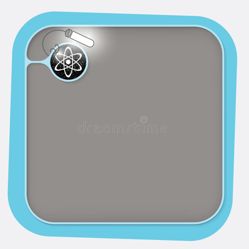 Vector blue frame stock vector. Illustration of mouse - 85859811