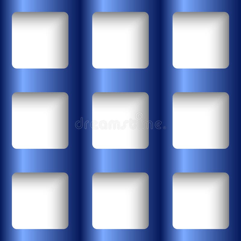 Vector blue frames stock vector. Illustration of concept - 34590941
