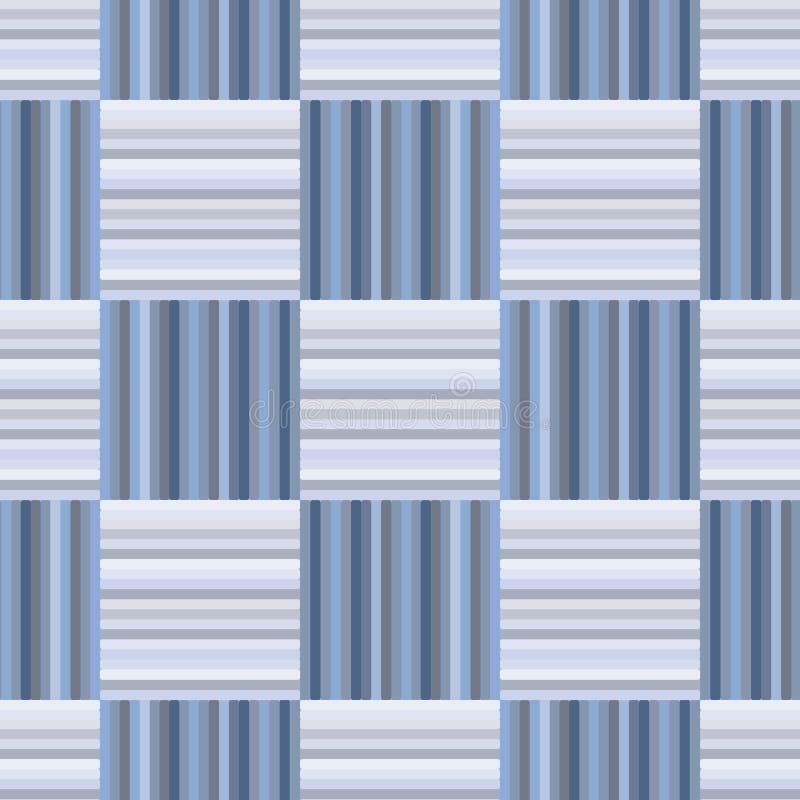 Vector Blue and Gray Check Textile Seamless Pattern Background Stock ...