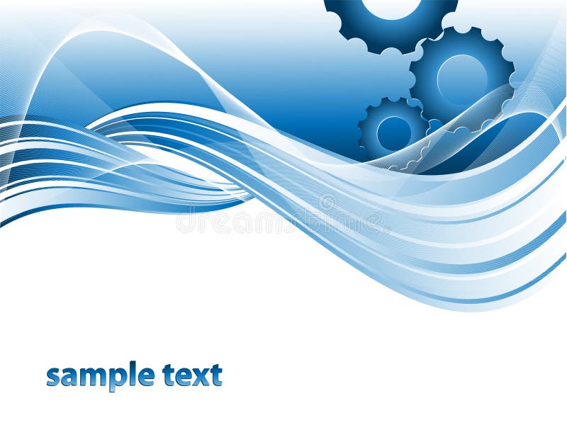 Vector blue header stock vector. Illustration of background - 8234710