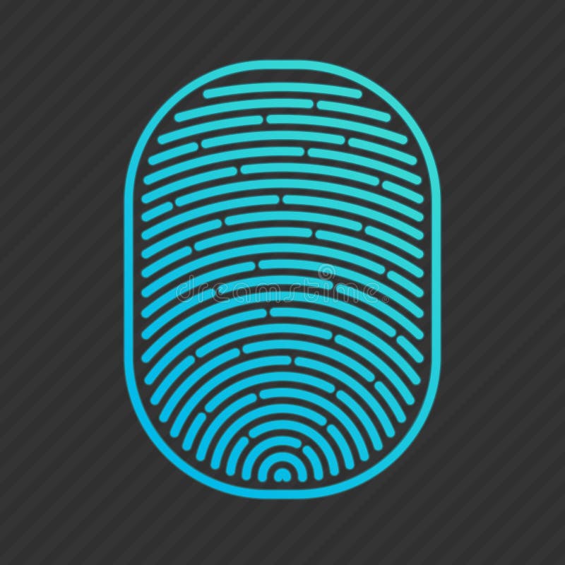 Macro Fingerprint Blue Ink Stock Illustrations – 60 Macro Fingerprint ...