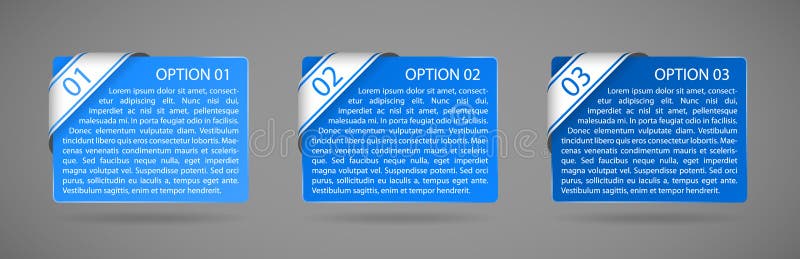 Option labels stock vector. Illustration of icon, media - 27555282