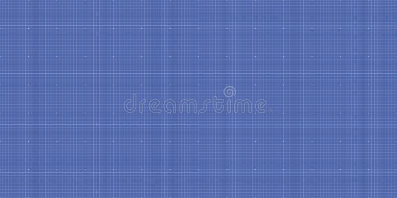 Vector Blue Print Seamless Pattern, Blue Color, for Technical Drawings ...