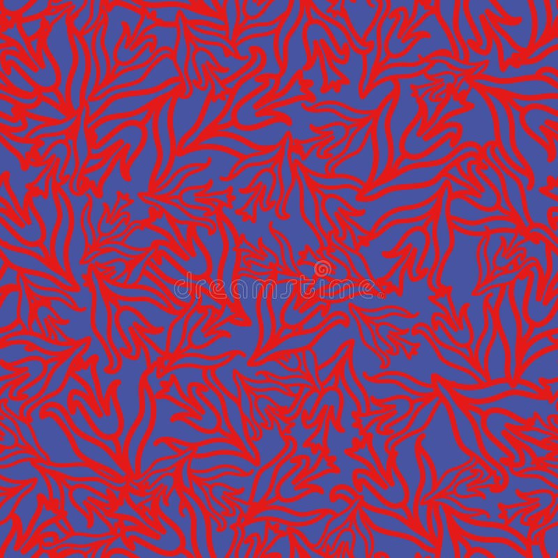 Vector Blue and Red Turkish Tulips Texture Background Pattern Stock ...