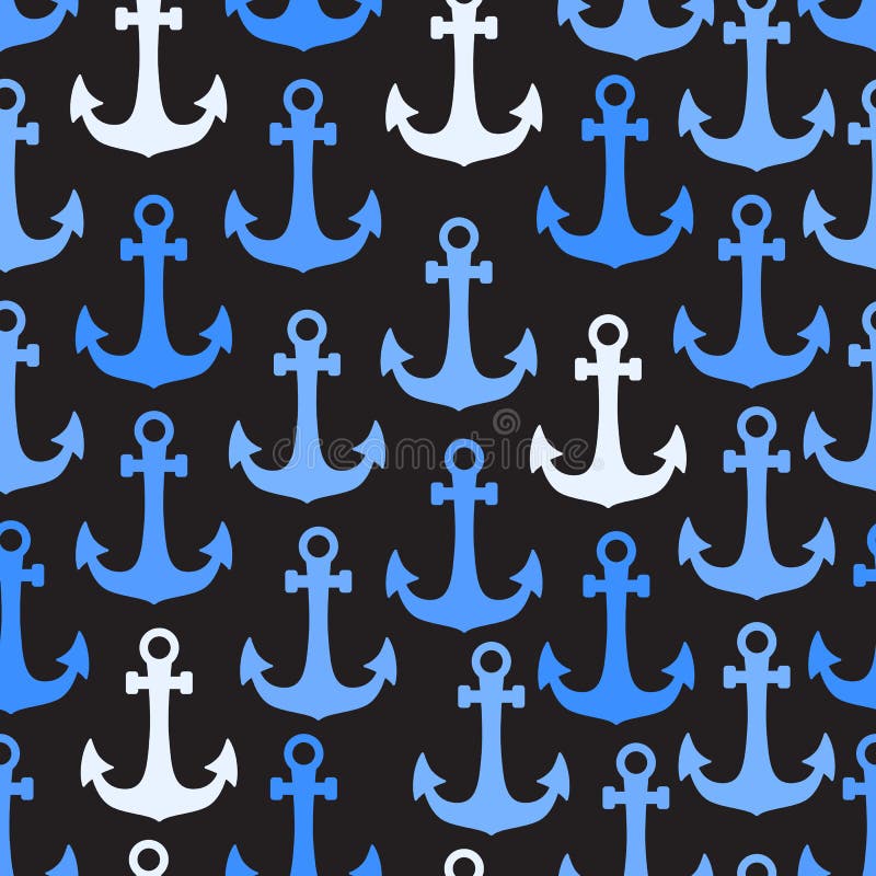 Anchor texture stock vector. Illustration of fabric - 190385431