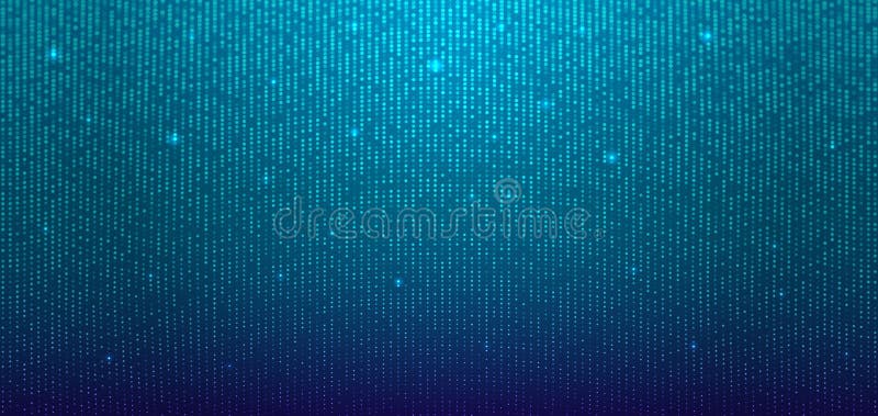 Vector Blue Techno Background with Light Particles. Neon Futuristic ...
