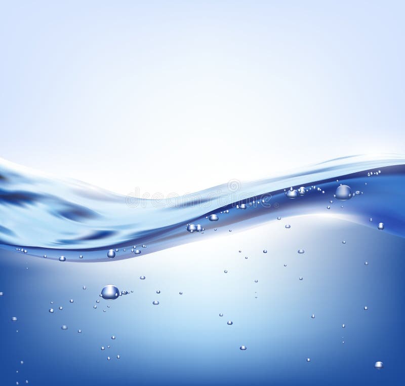 Water Splash on Transparent Background. Water Drops and Wave in Light ...