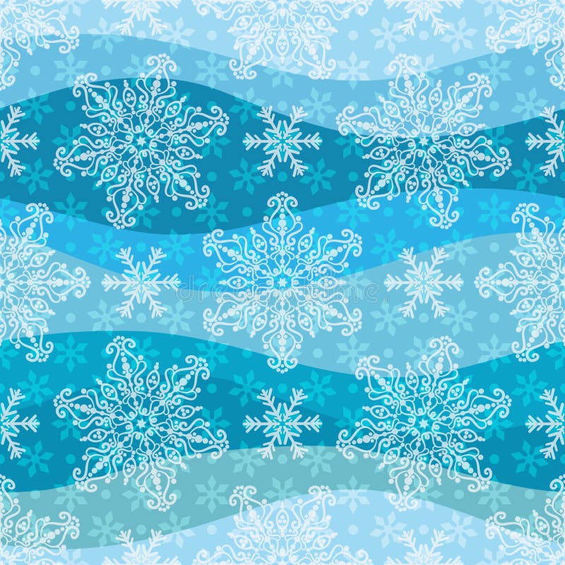 Vector Blue Wave Christmas Striped Wavy Patter Stock Vector ...