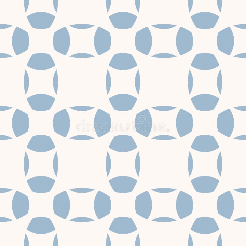 Vector Blue and White Geometric Seamless Pattern with Grid, Net ...