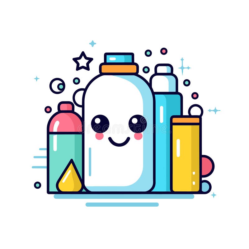 Vector of a Blue and Yellow Smiley Face Icon on a White Background ...