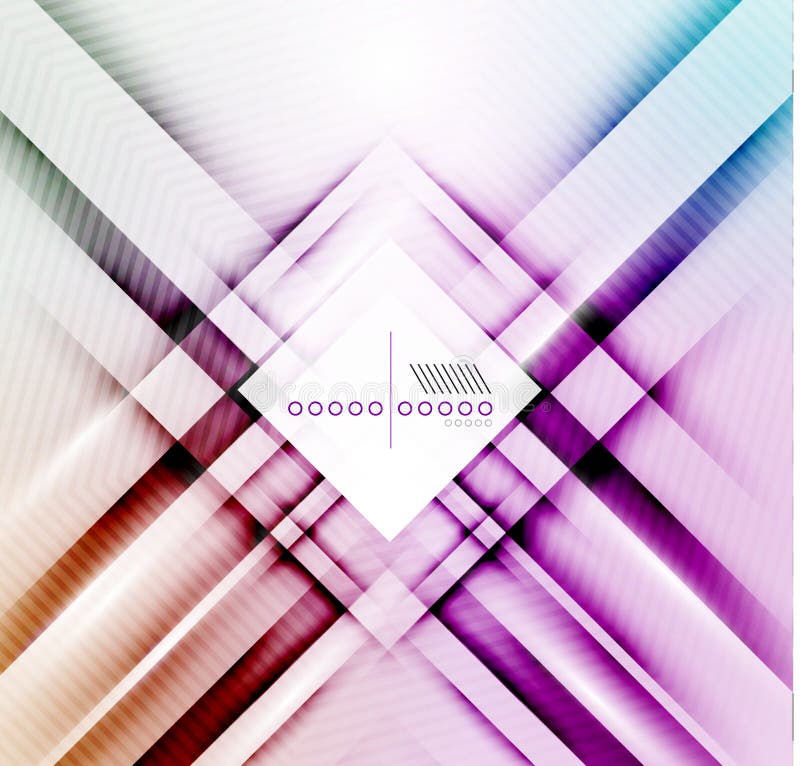 Vector Blur Lines Geometric Shape Background Stock Vector ...