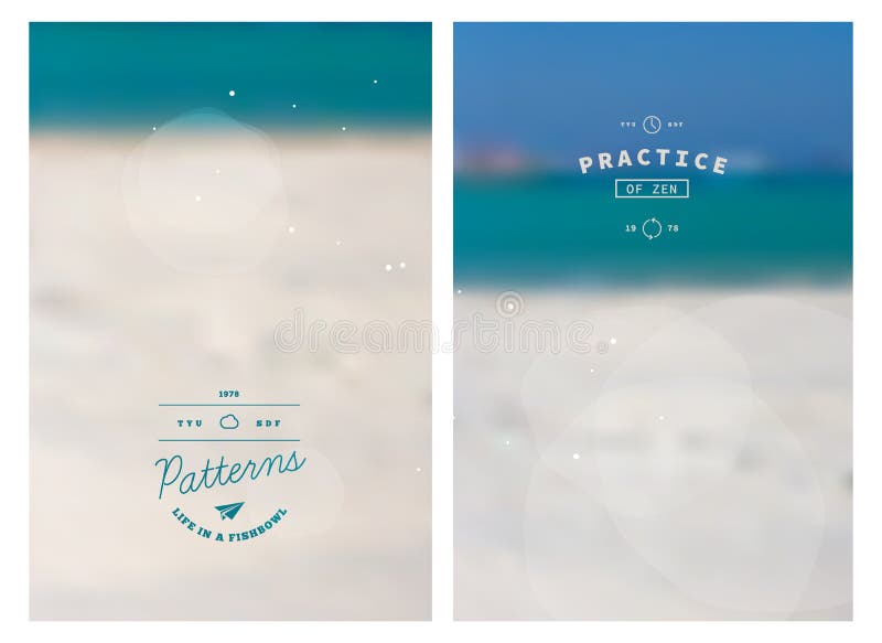 Blurred Message Signs Sparkles Defocused Background Stock Illustration ...