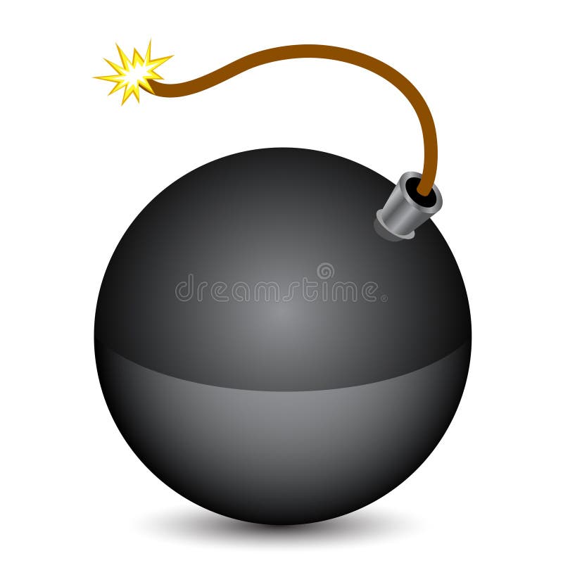 Vector bom vector illustratie. Illustration of fataal - 11631421