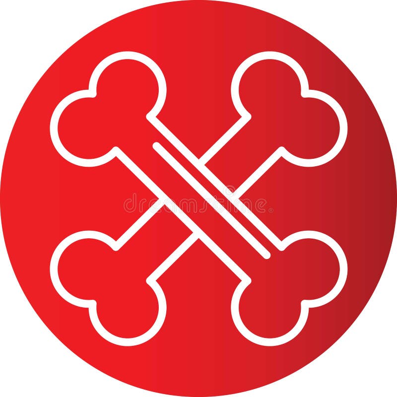 Vector Bones Icon in Creative Design with Elements for Mobile an Stock ...