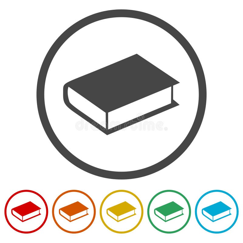 Vector Book Icons Set - Illustration Stock Vector - Illustration of ...