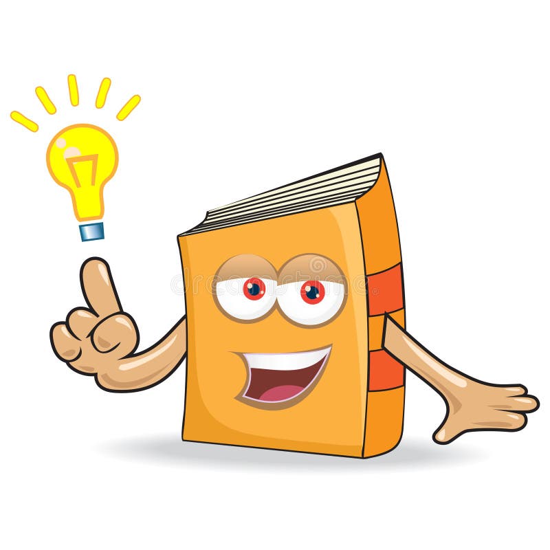 Thumbs Up Book Cartoon Character Stock Vector - Illustration of reading ...