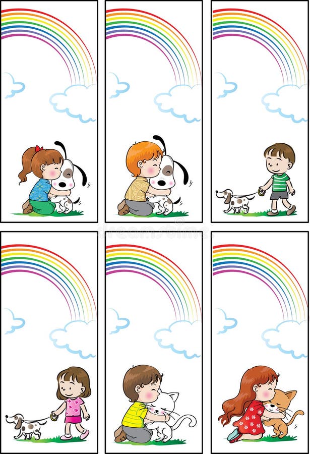 Vector Book Mark For Children Stock Illustration - Illustration of game ...