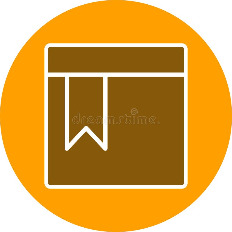 Vector Bookmarked Page Icon for Personal and Commercial Use. Stock ...