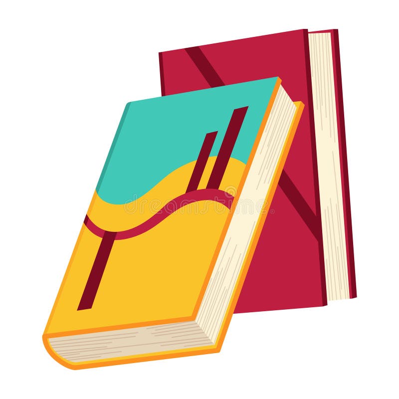 Vector set of books stock vector. Illustration of icon - 118232108