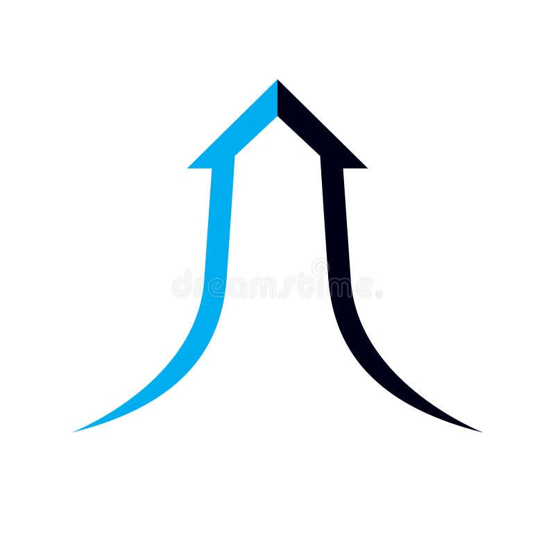 Vector Boost Up Arrow, Graphic Design Element. Business Development ...