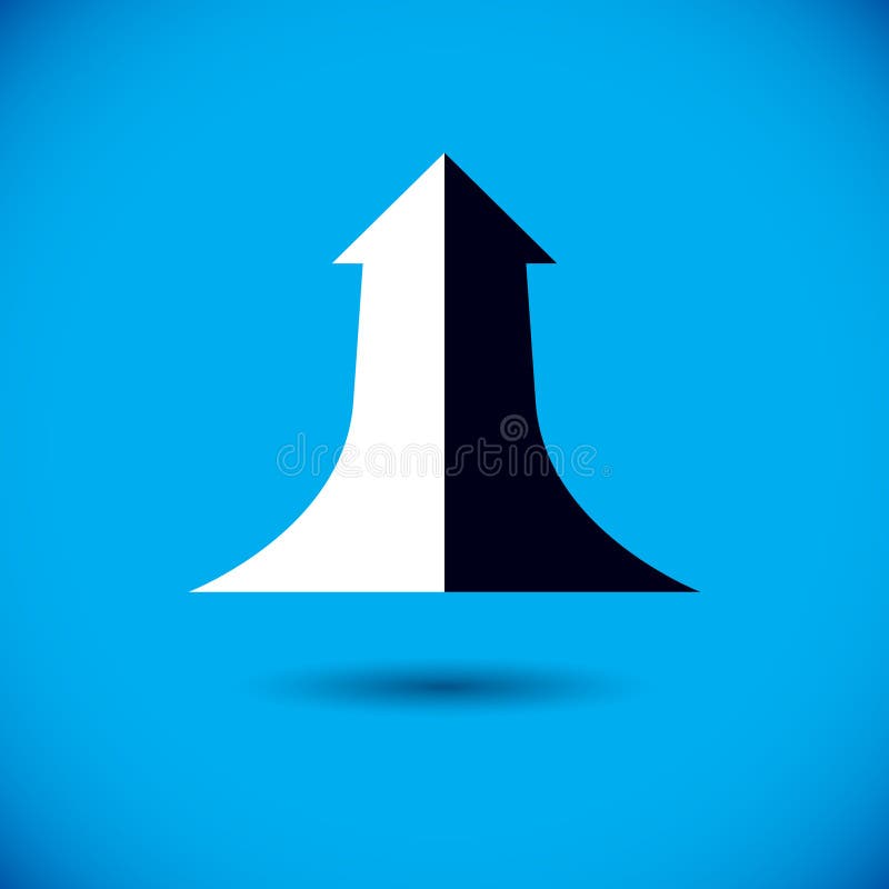 Vector Boost Up Arrow, Graphic Design Element. Company Increasing ...