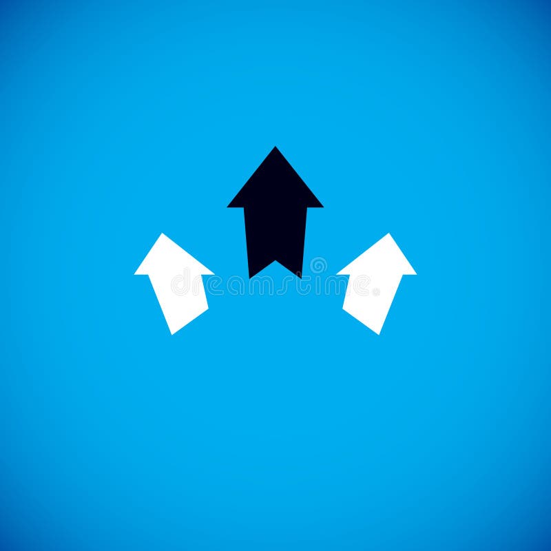 Vector Boost Up Arrow, Graphic Design Element. Company Increasing ...