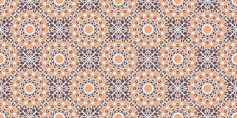 Vector Border Arabic Pattern Stock Vector - Illustration of arabic ...