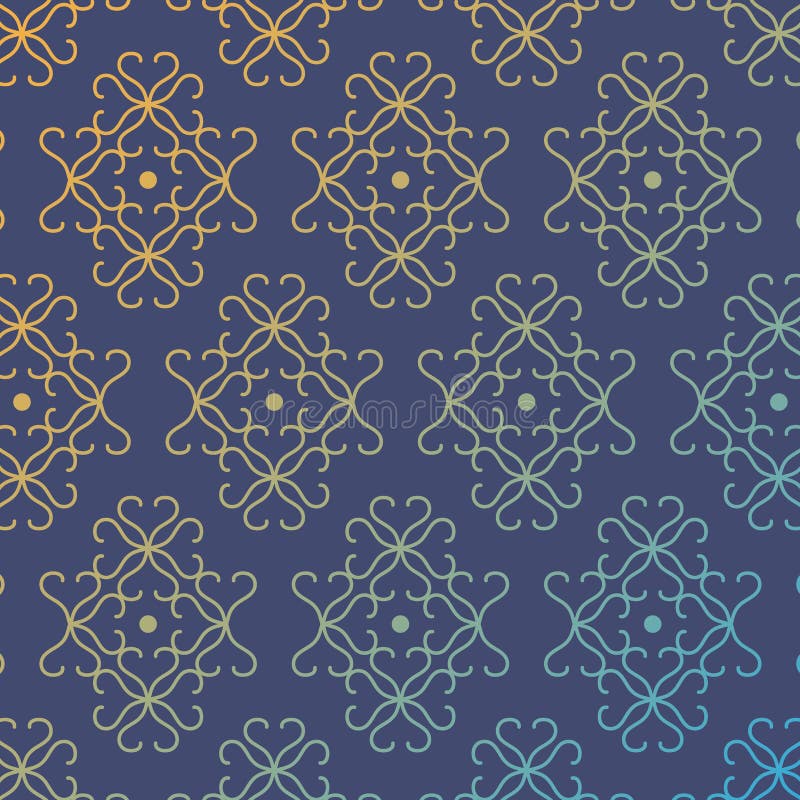 Vector Border in Eastern Style. Stock Vector - Illustration of border ...