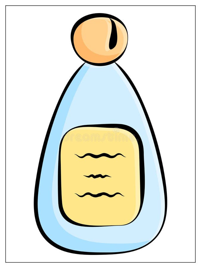 Vector Bottle Flat Icon. Flat Signs of Flacon Stock Vector ...