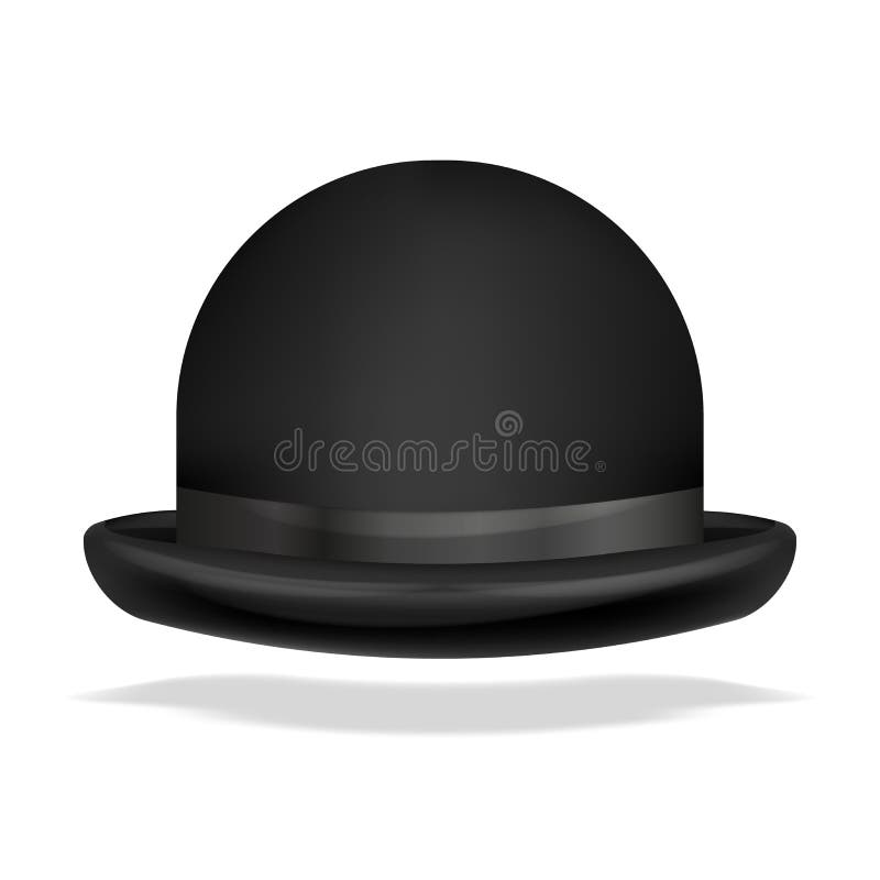 Vector Bowler Hat Realistic Isolated. 3D Vector Illustration Stock ...