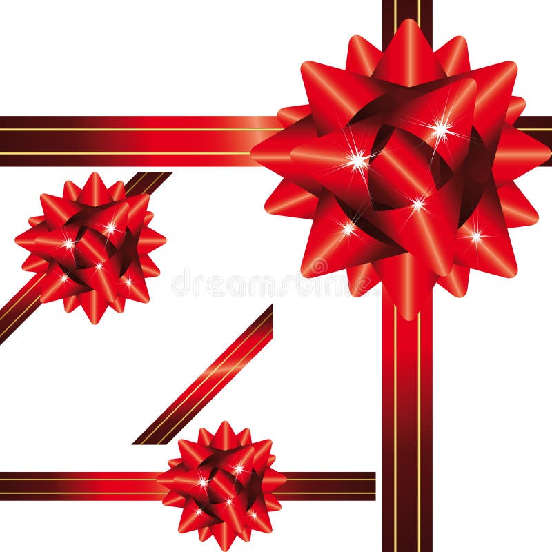 Vector bows stock vector. Illustration of party, festive - 6915219