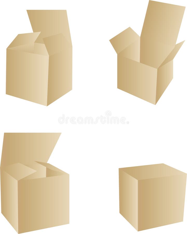 Vector Box stock vector. Illustration of gift, pack, launch - 9979252