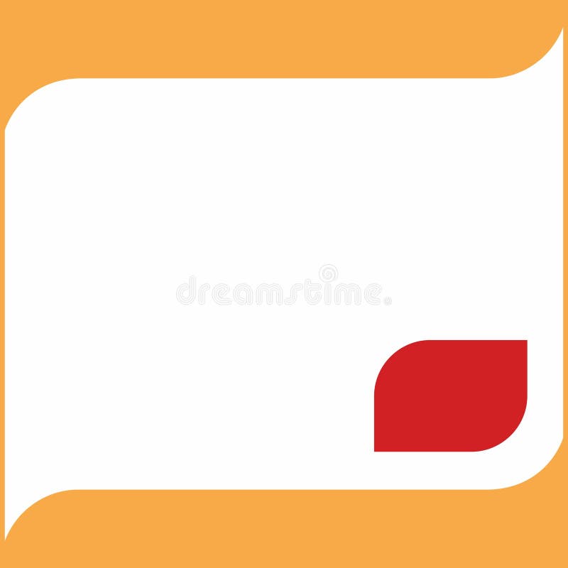 Box for Any Text with Document Icon Stock Illustration - Illustration ...