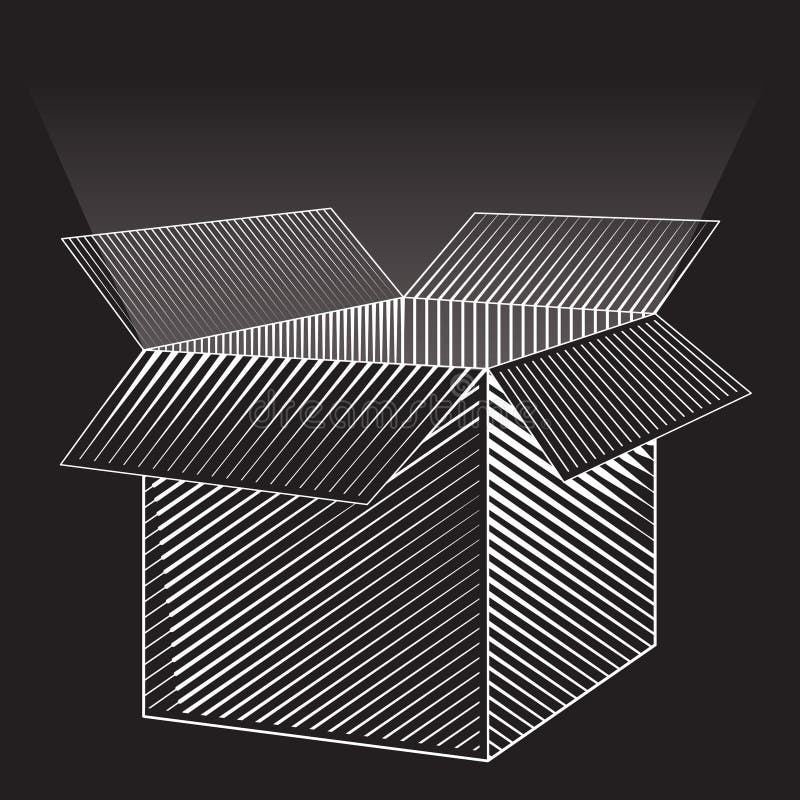 Vector Box_01 stock vector. Illustration of clean, open - 74594832