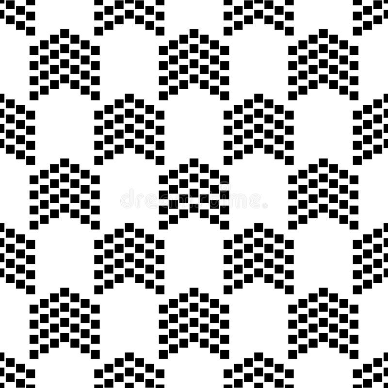 Vector Boxes Pattern Repeated Design on White Background Vector ...