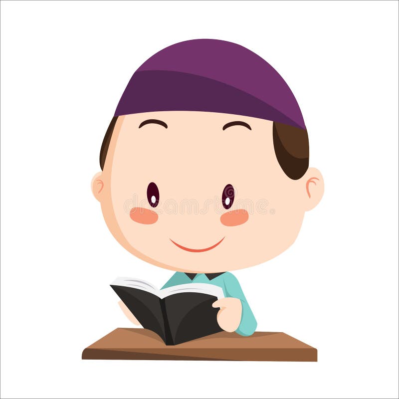 Vector - boy muslim kid stock vector. Illustration of wearing - 139195790