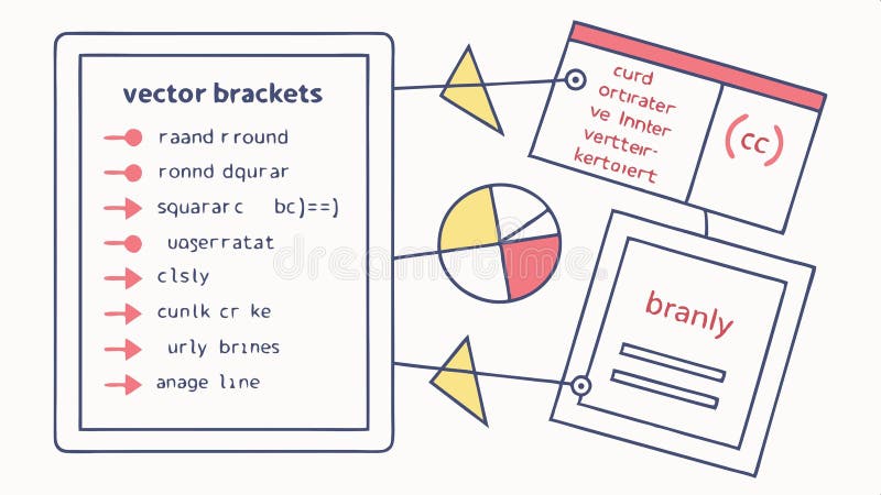 Vector Brackets Infographic, Data Visualization and Information Chart ...