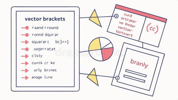 Vector Brackets Infographic, Data Visualization and Information Chart ...