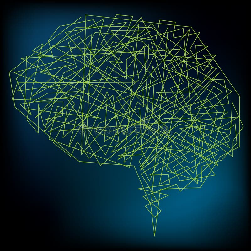 Vector Brain Concept stock vector. Illustration of human - 141659015