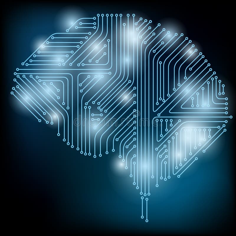 Vector Brain Concept stock vector. Illustration of human - 141659015