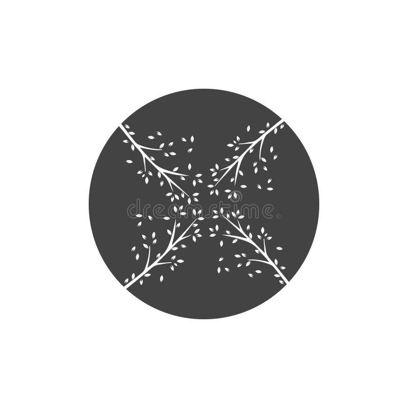 Vector Branch , Hand Drawn Illustration of Tree Branch Design Template ...