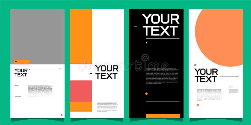 Vector Brand Label Banner and Social Media Post Layout Design Template ...