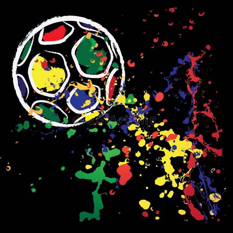 Brazil Football World Cup stock illustration. Illustration of symbol ...