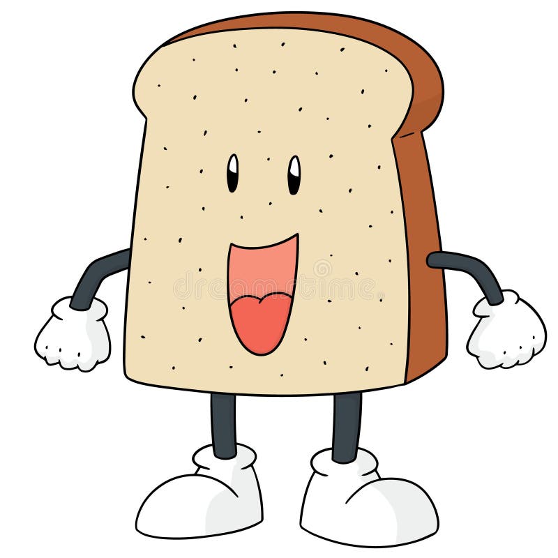 Vector of bread cartoon stock vector. Illustration of decoration ...