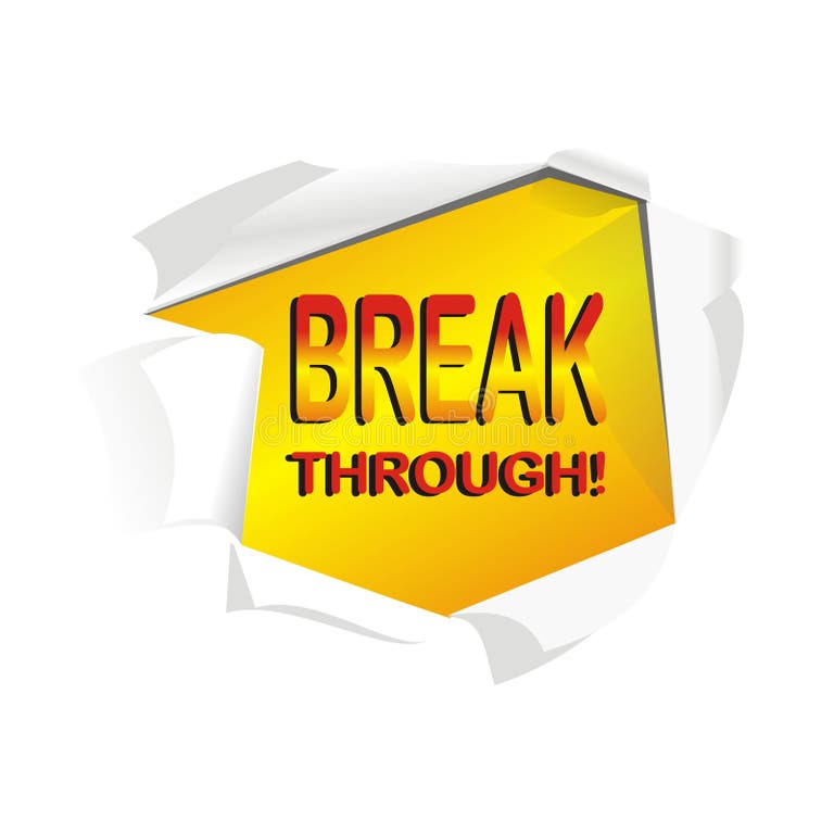 Breakthrough Paper Stock Illustrations – 2,989 Breakthrough Paper Stock ...